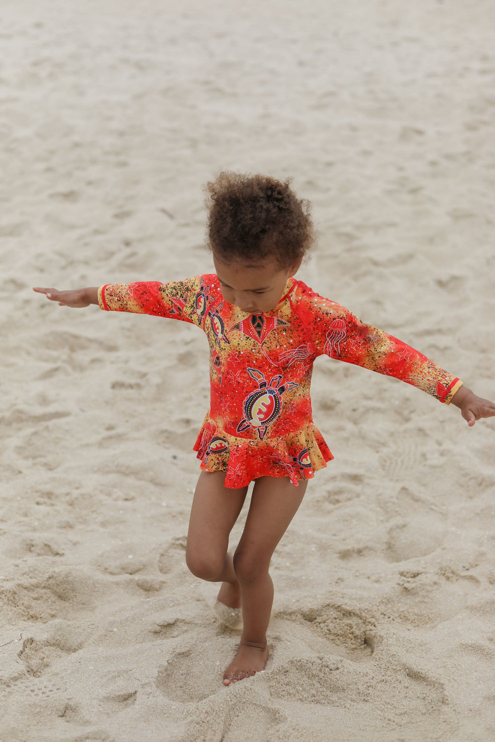 Aboriginal Waters Swim Dress – Sea Bubs